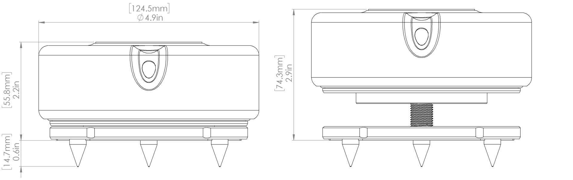 Universal Stud System | Carbide Base | Carbide Audio